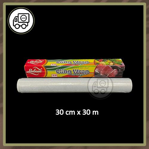 Jual Cling Wrap 30 cm x 30 m / 38 cm x 15 m Plastik Pembungkus Makanan ...