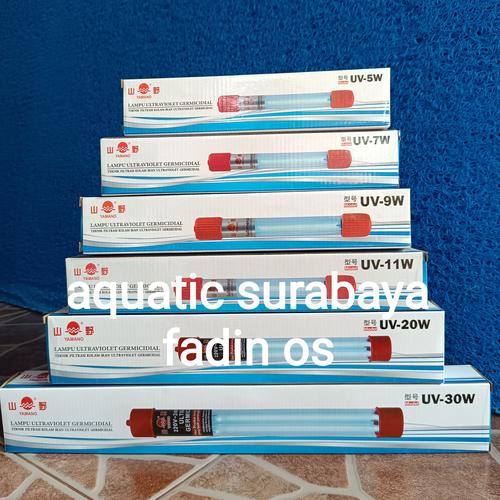 Jual Lampu UV Celup Aquarium Kolam Yamano UV 20/30/40 Watt UV Kolam Koi ...