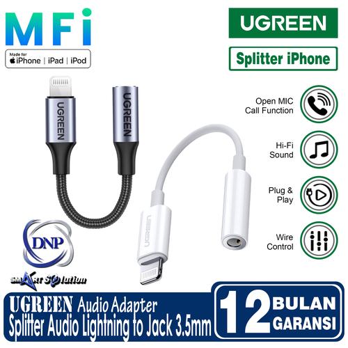 Promo UGREEN MFI Lightning to Jack 3.5mm Audio Adapter iPhone Converter - Kota Bandung - DNP ...