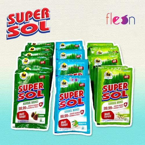Jual SuperSol / Super Sol Karbol Wangi 19 ML Renceng (isi 12 pcs ...