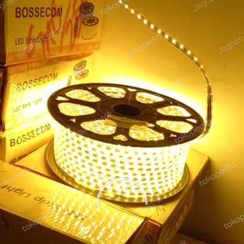 Jual BOSSECOM LED Strip Light 5050 SMD Panjang 100 Meter 5050/60 220V ...