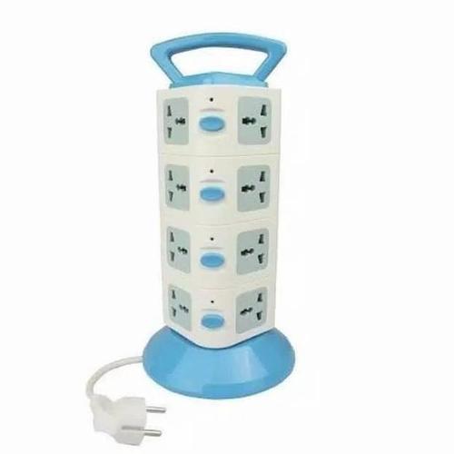 Jual Vertikal socket stop kontak USB colokan listrik 4 tingkat susun ...