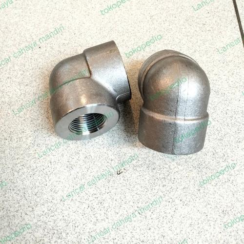 Jual Elbow Besi Class 3000 2" inch / Knee Besi - Socket Drat -NPT ...