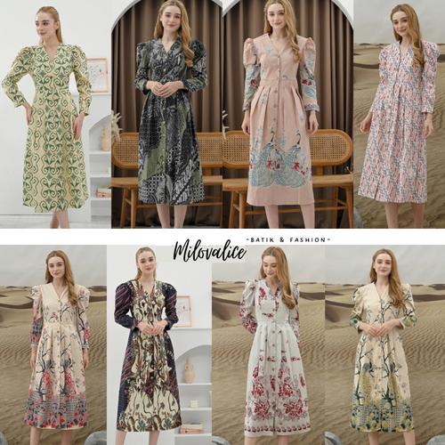 Jual Dress Batik Modern / Batik Long Dress / Batik Wanita - 258 - CBD ...