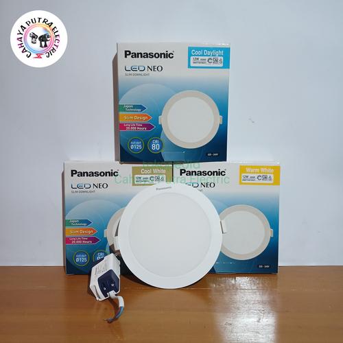 Jual Lampu downlight led panel panasonic IB bulat neo slim 12 Watt - Natural - Kab. Sleman ...
