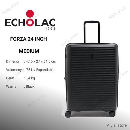 Jual Echolac Forza 24 Inch Medium Expand Black - Koper Echolac 24" Medium - Jakarta Selatan ...