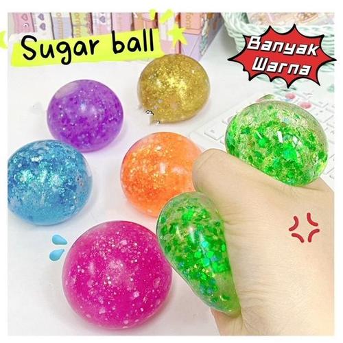 Jual Mainan Squishy Sugar Ball Maltose Malt Syrup Balls Fidget Toy ...