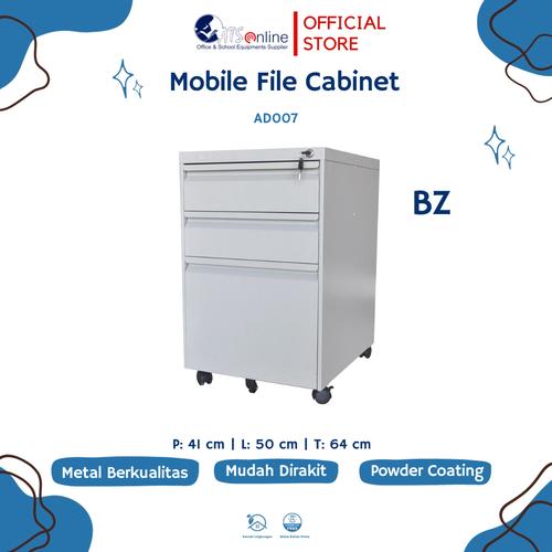 Jual File Cabinet Mobile Besi Laci Portable Minimalis untuk Arsip ...