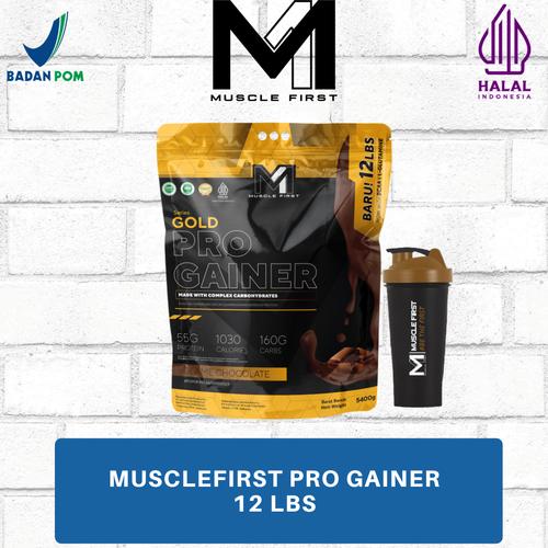 Jual Muscle First Pro Gainer 12 lbs Mass Weight M1 Gold Pro Gainer ...