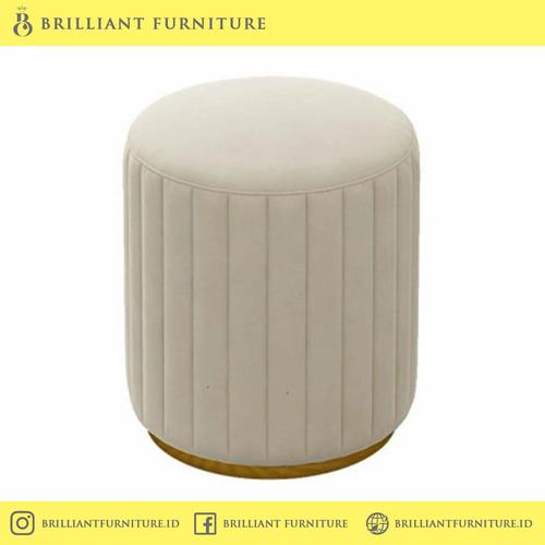 Jual Sofa stool bulat kursi puff meja rias salur ottoman minimalis ...