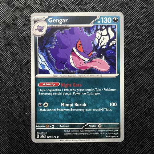 Jual Gengar sv3s kilau hitam kartu pokemon indonesia TCG card - Kota Tangerang - Tokutoys ...