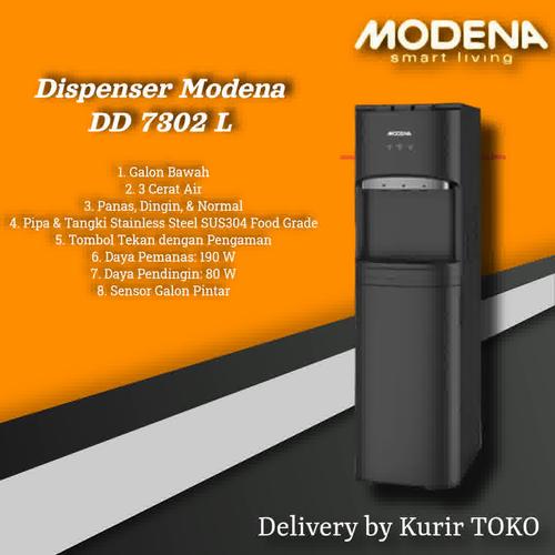 Jual Dispenser Modena DD 7302 L / DD7302L Hitam Bottom loading - Kota ...