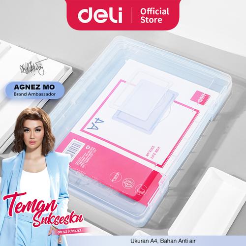 Jual Deli Box File / Box Penyimpan Kertas File Dokumen Transparant 5702 ...