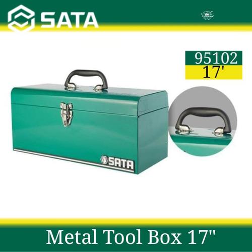 Jual SATA TOOL BOX BESI (KOTAK PERKAKAS) 95102 METAL TOOL BOX 17 INCH ...