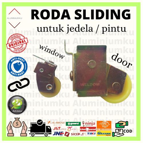 Jual Roller Sliding Window Kecil Roda Sliding Ekonomi weldom - RSW ...