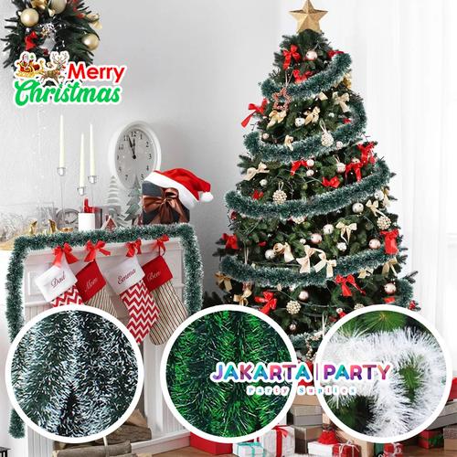 Promo Slinger Natal Besar / Slinger Natal / Hiasan Natal Hijau Besar ...