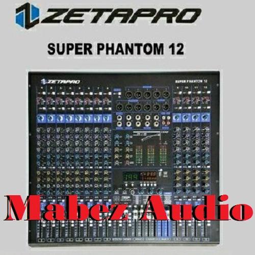 Jual MIXER AUDIO ZETAPRO SUPER PHANTOM 12, COMPRESSOR / Zetapro Original - Jakarta Barat - mabez ...