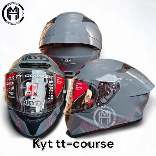 Jual HELM KYT TT COURSE GORILA GREY GLOS|FULL FACE - L - Kota Tangerang ...