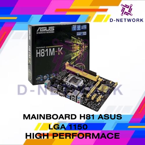 Jual MAINBOARD MOBO H81 ASUS LGA1150 MOTHERBOARD CORE I3/I5/I7 - Kota ...