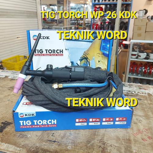 Jual STANG LAS ARGON WP 26V 4M KDK / TIG TORCH LAS ARGON WP26V WP26 4 ...