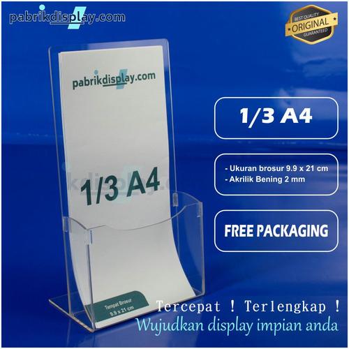 Jual Tempat brosur akrilik / Display brosur / Display brosur variasi ...