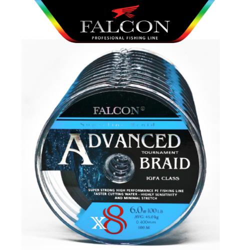 Jual Senar PE X8 FALCON ADVANCED BRAIDED SOLID BLACK - Pe 10 - Kota ...