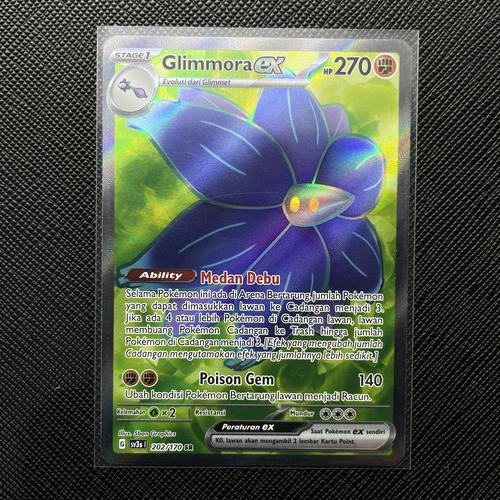 Jual Glimmora ex SR sv3s secret rare full art kartu pokemon TCG ...
