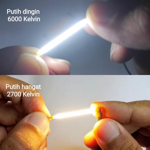Jual 5 pcs Lampu Filamen LED DC 3V 38 mm Warna Putih Hangat - putih ...