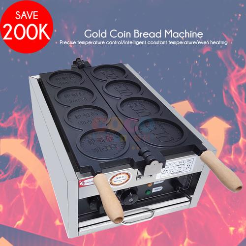Jual Korean Waffle Gold Coin Bread Machine Mesin Pembuat Waffle - Thai ...