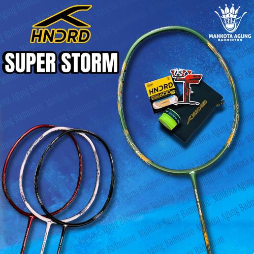 Jual Raket Badminton HUNDRED SUPER STORM 5u 32LBS HNDRD HNDRD Original ...