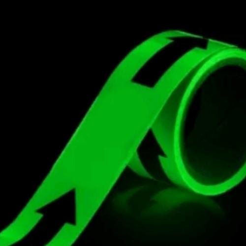 Jual STICKER GLOW IN THE DARK PANAH 5CM X10MTR STIKER PANAH FOSPOR ...