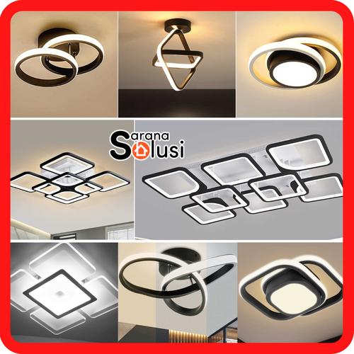 Promo LAMPU PLAFON PLAFOND HIAS GANTUNG LED MINIMALIS MODERN CEILING ...