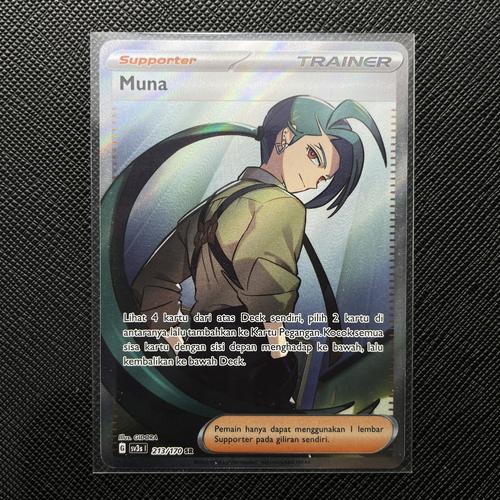 Jual Muna SR sv3s secret rare full art kartu pokemon TCG Indonesia ...