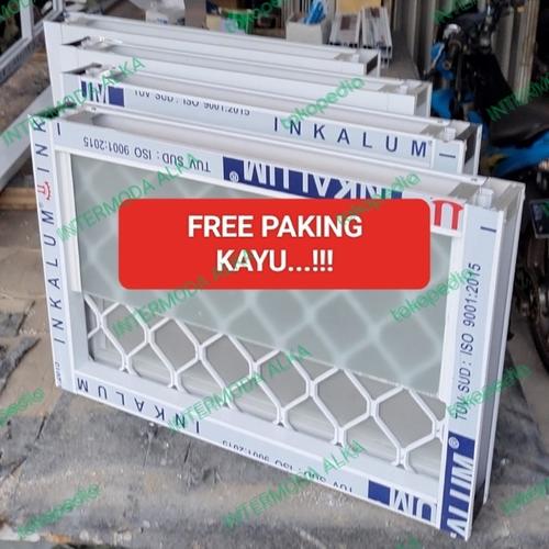 Jual BOVEN ALUMINIUM 60X40 KACA ZIGZAG TRALIS ALUM VENTILASI ...