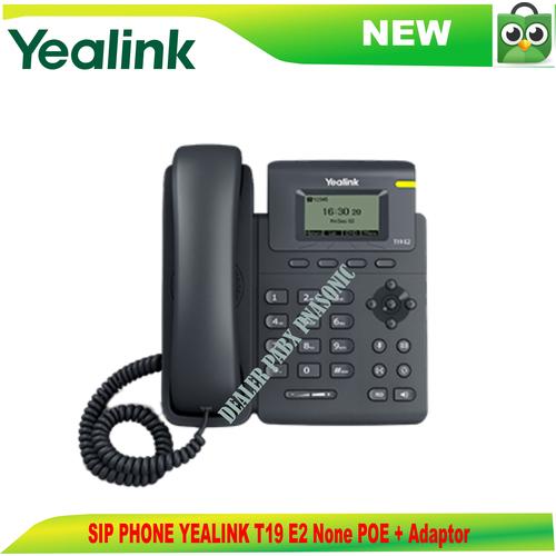 Jual Yealink SIP-T19 E2 IP Phone 1 Sip registrasi None POE - Kota ...