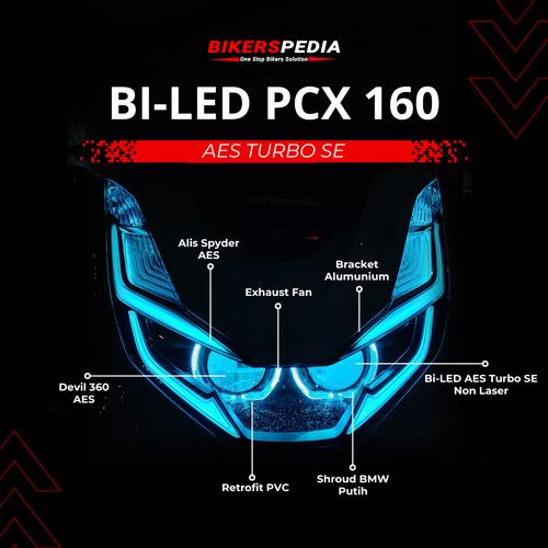 Jual BILED PCX 160 2 LAMPU AES WST / TURBO SE - WST GEN 1 , 1&2 MODE ...