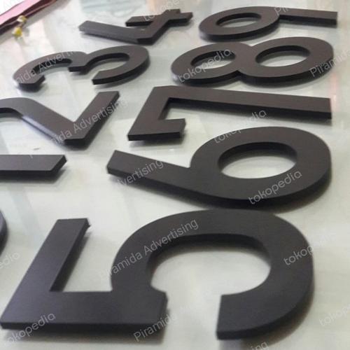 Jual Letter Sign Penanda Nomor Angka Huruf Rumah Kantor Resto Cafe ...