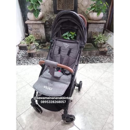 Jual Sewa Stroller New Born Violi Auto Fold Black - 4 Minggu - Kota ...