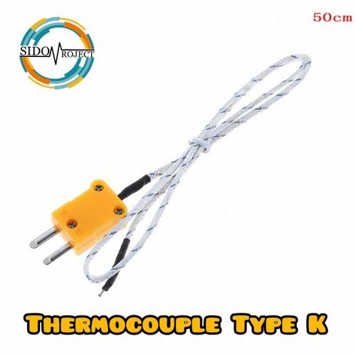 Jual 1 Meter Termokopel Sensor Suhu Panas Probe Type K TC Thermocouple ...