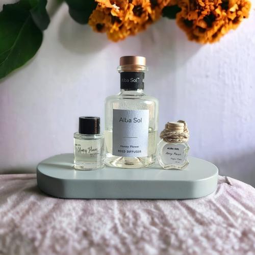 Jual Alba Sol Decant Reed Diffuser Honey Flower Pengharum Ruangan ...