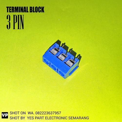 Jual Terminal Block 3 pin Screw Sekrup Connector Konektor terminal blok ...