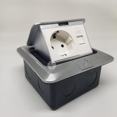 Jual STOP KONTAK LANTAI FLOOR OUTLET - ARDE + DATA LAN RJ45 - Jakarta ...