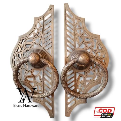 Promo Brass Ring Pull / Handle Pintu Kuningan Motif Gunungan Besar ...