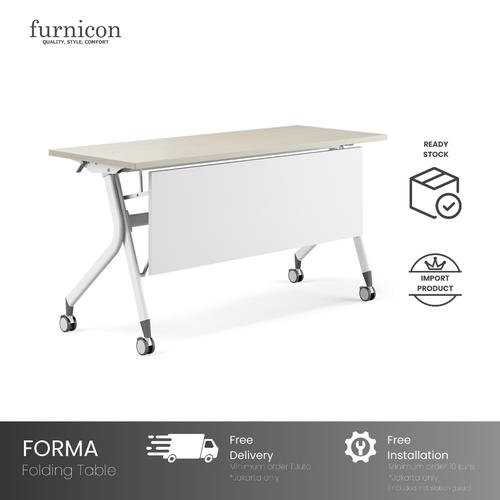 Jual Meja Kerja Lipat Folding Table Furnicon Forma / Meja Kantor Lipat ...