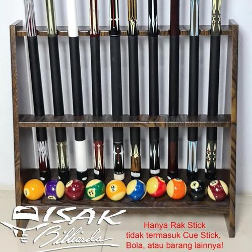 Jual Sale Murrey Floor Cue Rack Rk-10 Rak Stick Kayu Sudut Corner ...