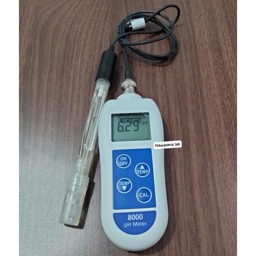 Promo ETI pH Meter 8000 with Interchangeable Electrode Tampilan LCD, Presisi 0.01 pH, Akurasi ±0 ...
