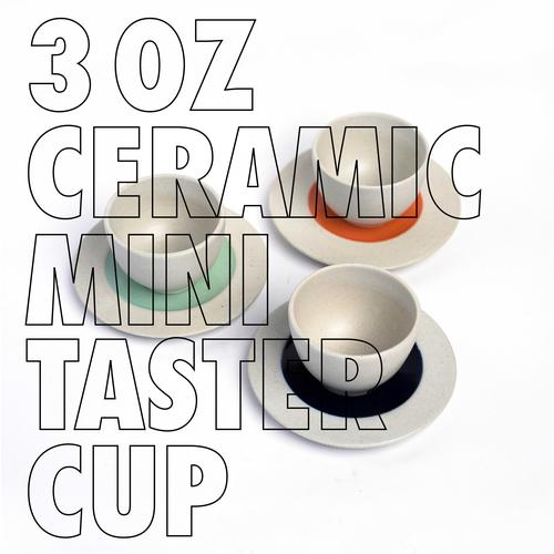 Jual 3 Oz Ceramic Mini Taster Cup with Saucer - Orange - Kab. Gianyar ...