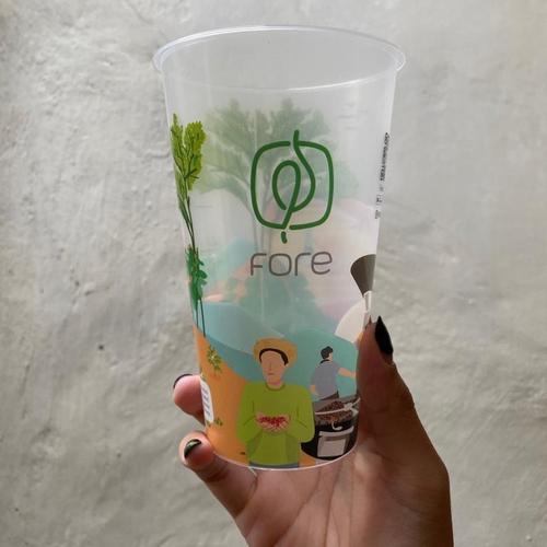Jual FORE COFFEE ICE Large CUP (cup coffee large / besar) - Kota ...