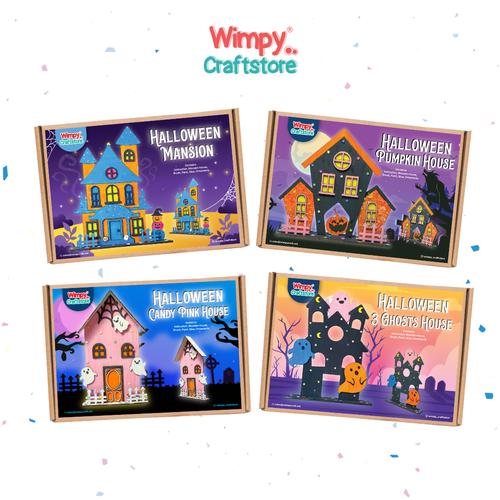Promo Wimpy DIY Halloween House DIY KIT Craft KIT Kerajinan Tangan Art ...