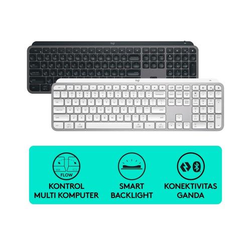Jual Logitech MX Keys S Keyboard Wireless Bluetooth Smart Backlight ...